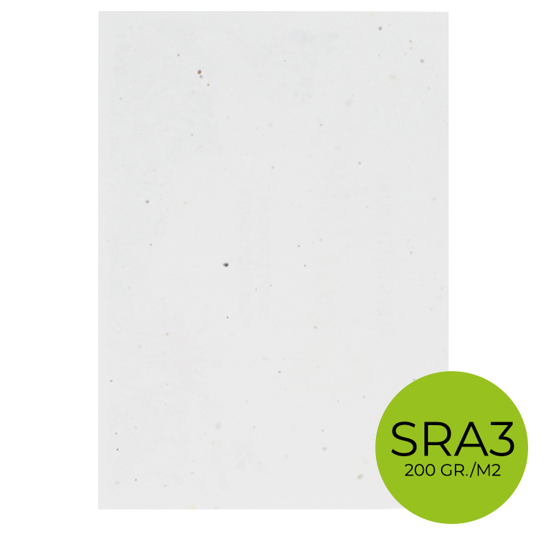 Seed paper unprinted SRA3 | 200gsm - Greengiving.eu