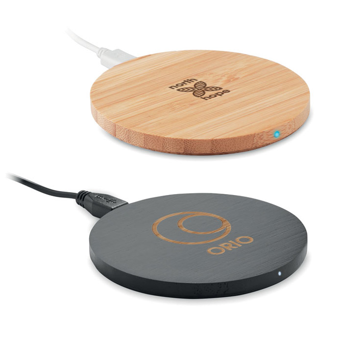 Wireless charger round | Eco gift - Greengiving.eu