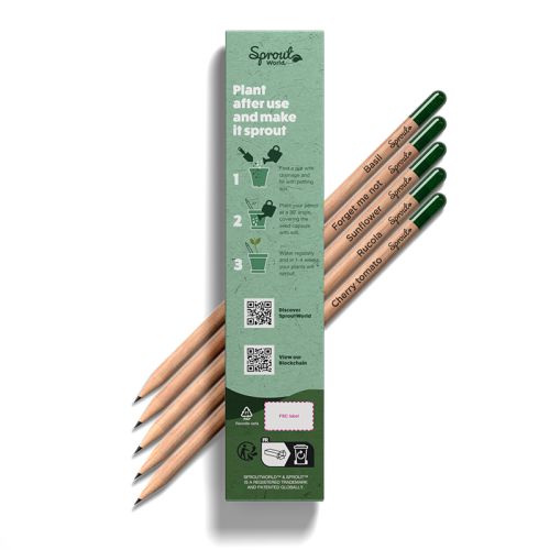 Sprout packaging - 5 pcs | Eco gift - Greengiving.eu
