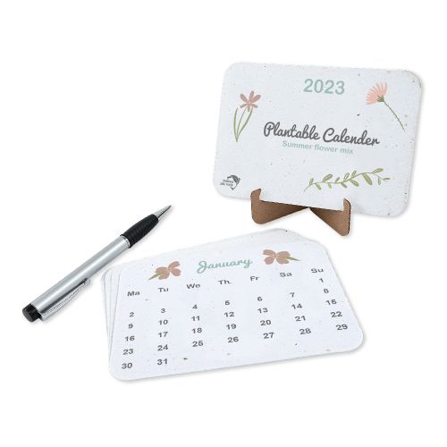 Printed Seed paper calendars - Greengiving.eu
